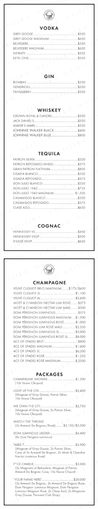 Menu - CITIZEN DALLAS